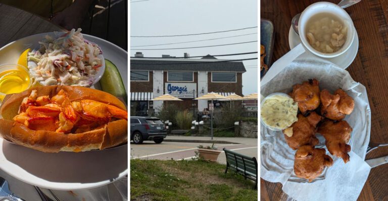 This Rhode Island Oceanfront Seafood Spot Serves Clam Cakes And Chowder ...