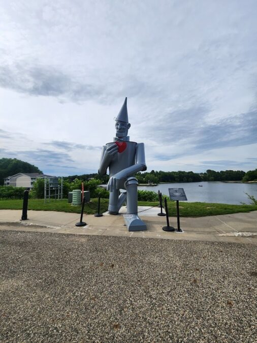 A 24-foot Tin Man sculpture in Michigan that's full of charm
